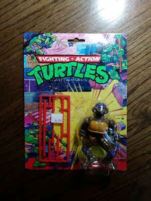 Rare Bootleg Fighting Action Donatello Tmnt Ninja Turtles KO Knock Off ...