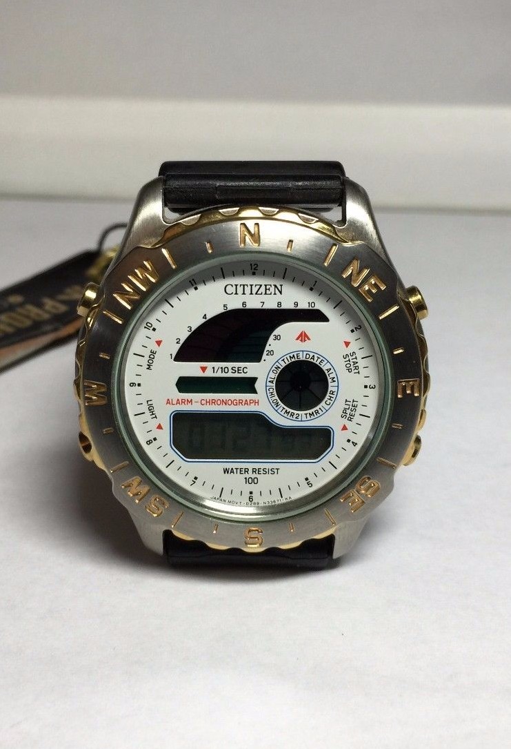 NOS Vintage Citizen Promaster Wind Surfing D-289 Digital Watch for sale ...