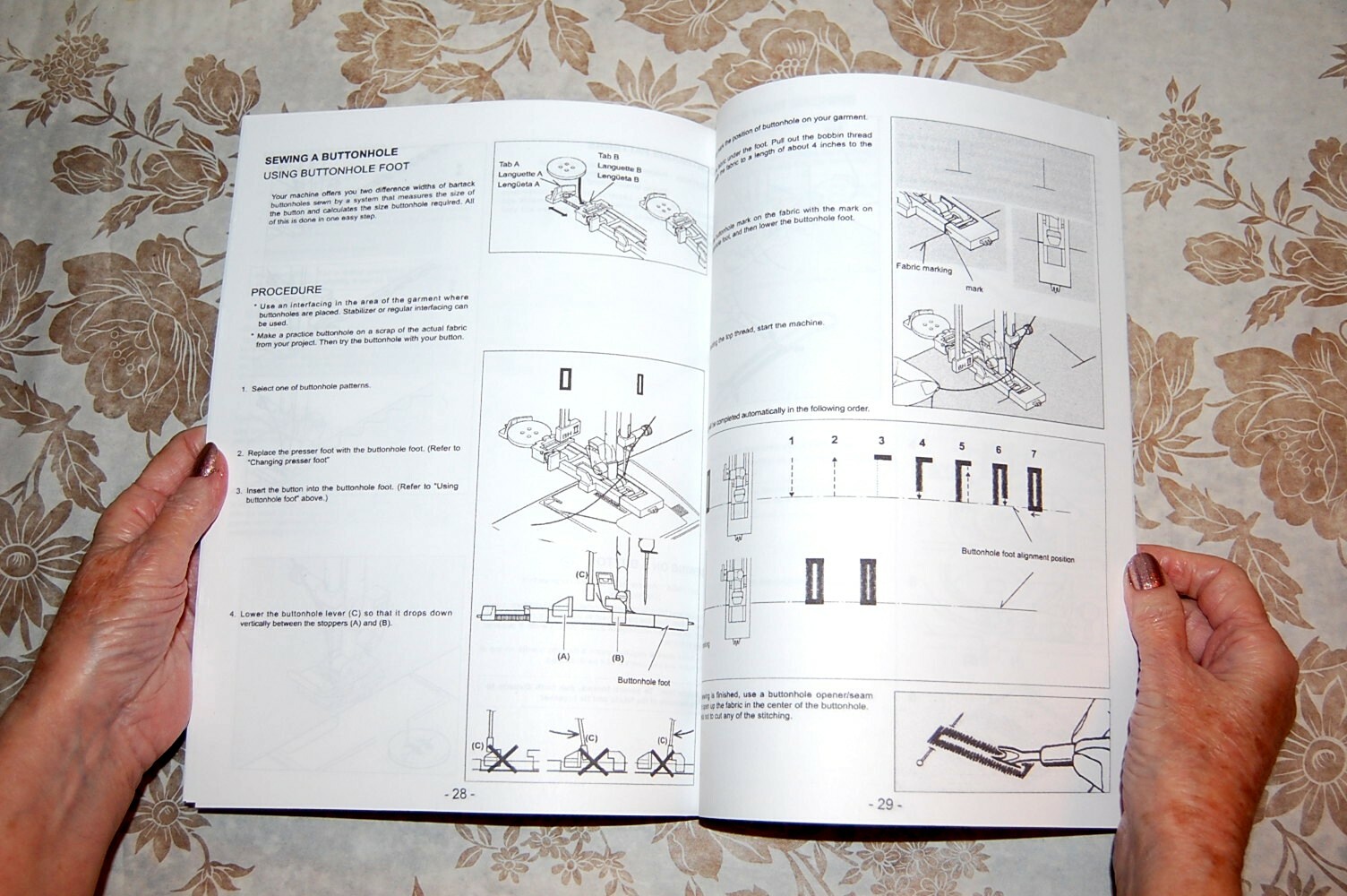 EnglishEdition Instruction Manual Singer Sewing Machine 7363 7422 7442 ...