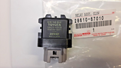 Toyota OEM Relay 28610-67010 12V GLOW PLUG 156700-0671 DENSO | eBay