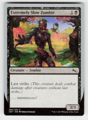 Unstable #54 Extremely Slow Zombie (D) | eBay