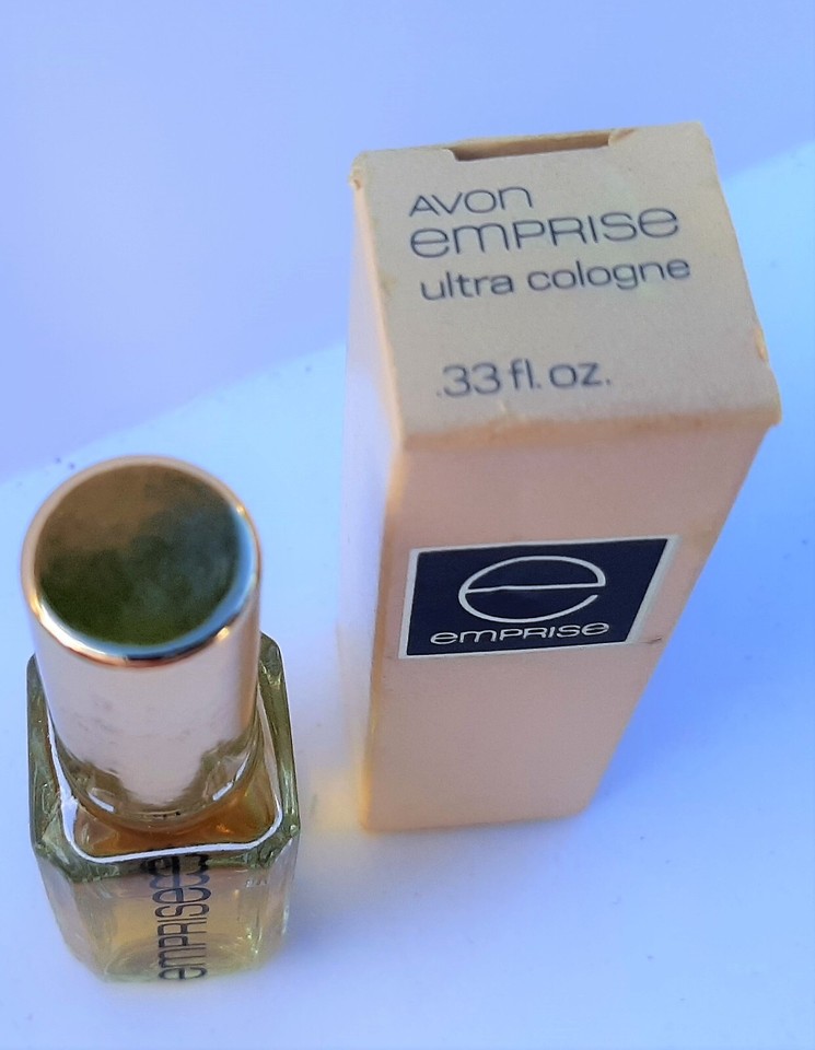 Vintage Avon EMPRISE Ultra Cologne Fragrance Petite .33oz In Box | eBay
