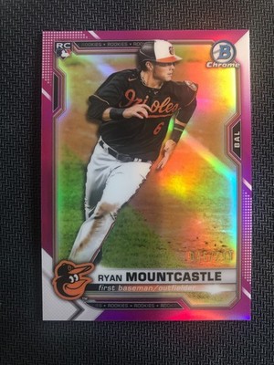 Ryan Mountcastle Rookie Card #/299 - 2021 Bowman Chrome Fuschia ...