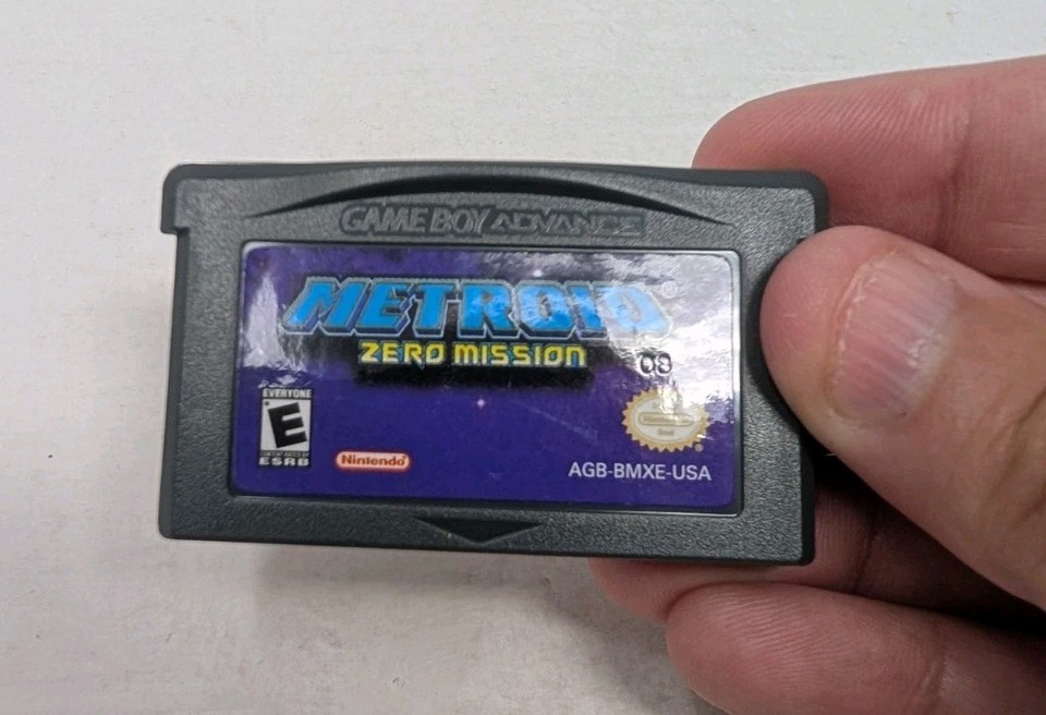 Metroid Zero Mission - Gameboy Advance - NFR Not For Resale Cart Tested ...