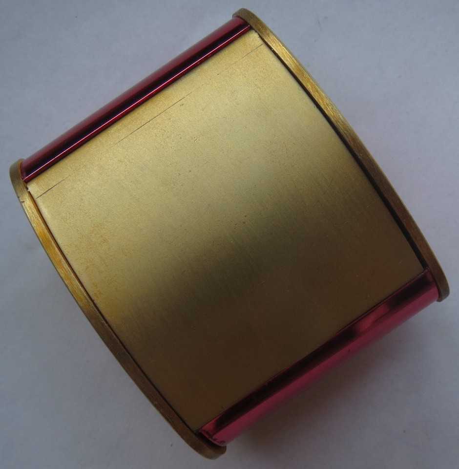 Jaeger LeCoultre 8 Days alarm clock 62 mm. x 51 mm. aside run but need ...