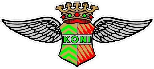 #4207 (1) 4.5" Koni Shock Absorber Decal Sticker Vintage Racing ...