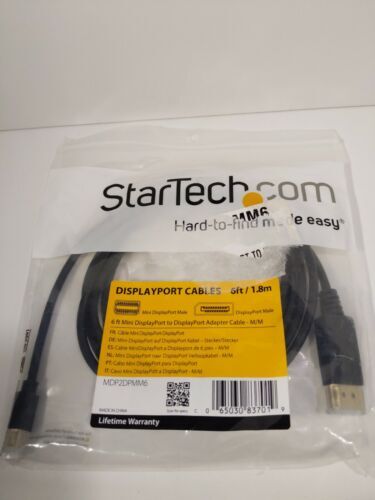 StarTech 6ft Mini DisplayPort to DisplayPort Adapter Cable M/M ...