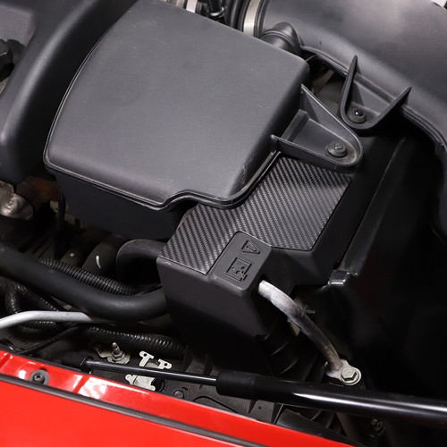 Matte Carbon Fiber Air Filter Baffle Both Sides LS3 Engine Trim For ...