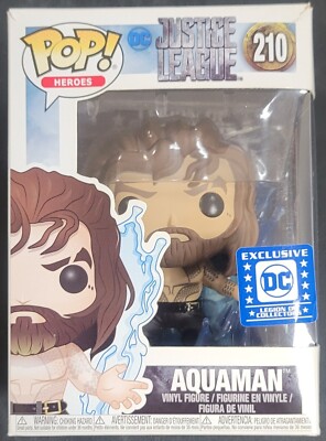Funko Pop Justice League Legion of Collectors Exclusive Aquaman #210 ...