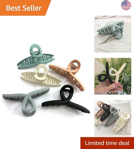 Heavy-Duty Hair Claw Clip - Sturdy, Stay Secured, Versatile - Assorted ...