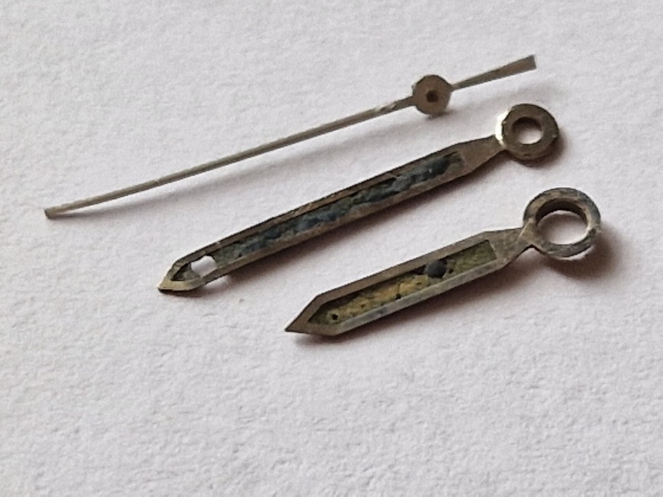 Vintage Army W10 Smith watch parts GENUINE watch hand set pre-owned ...