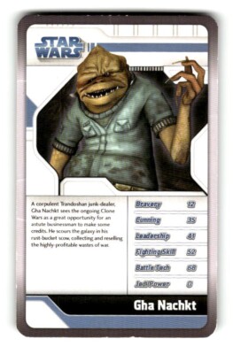 2008 Star Wars Top Trumps Specials Clone War Trading Card - Gha Nachkt ...