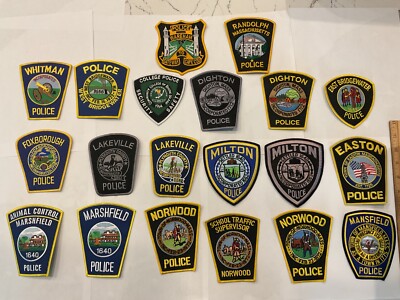 Police collectors Wholesale patch set 20 pieces all different patches ...
