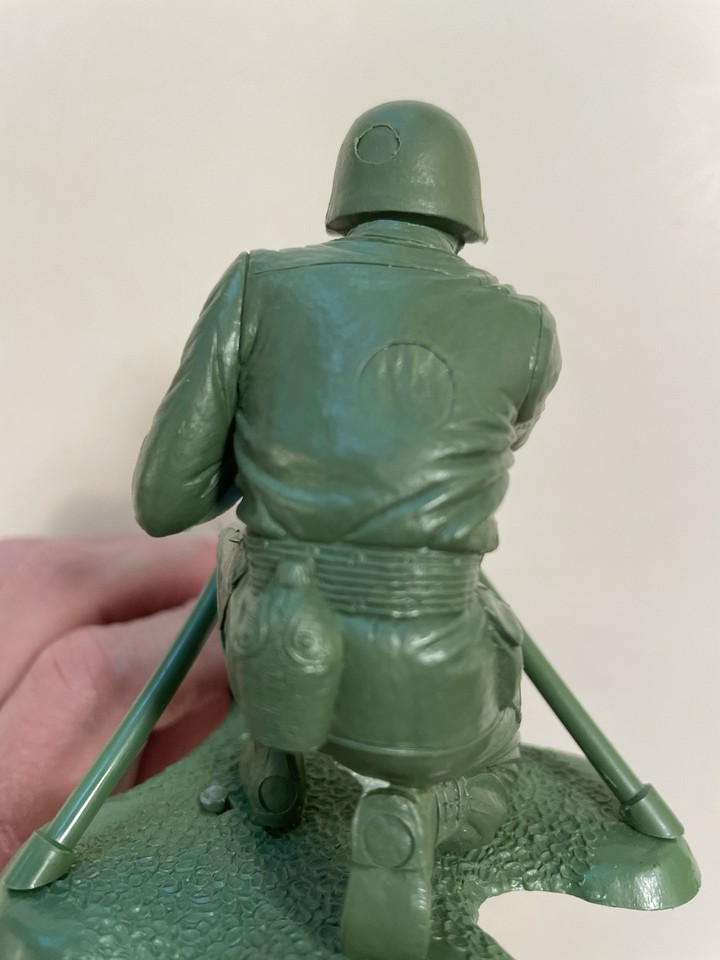 Rare 1960's Payton Toy Soldier Army Machine Gunner W Very Rare Bullets ...