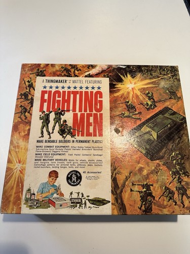 Mattel Fighting Men Thingmaker Tested Works | eBay
