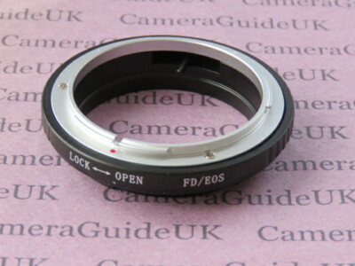 FD-EOS Mount Adapter Ring For Canon FD Lens To EOS EF/EF-S 5Ds R,7D,6D ...