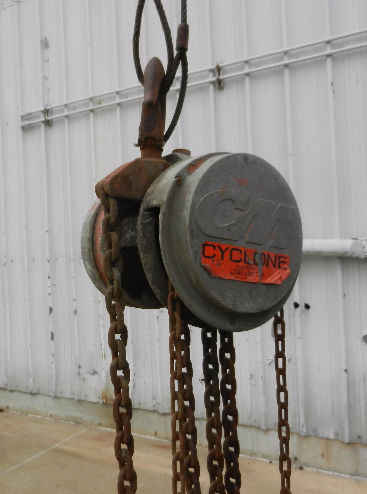 Cyclone Model 3 Ton Chain Hoist Fall 15' Drop CM 3658WVS | eBay