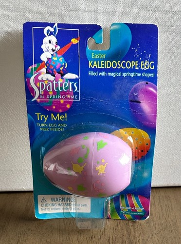 Spatters Easter Kaleidoscope Egg 1996 Easter Toy Trendmasters Pink in ...