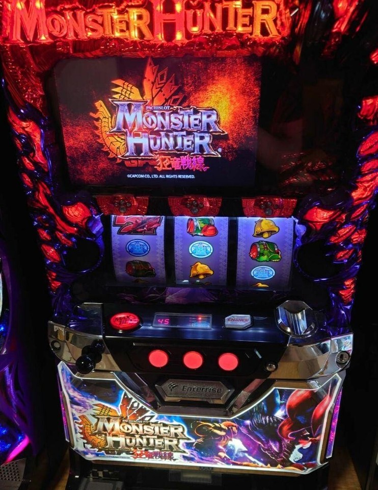 Pachislot monster hunter kyoryu sensen Pachi-Slot Pachislo Japanese ...