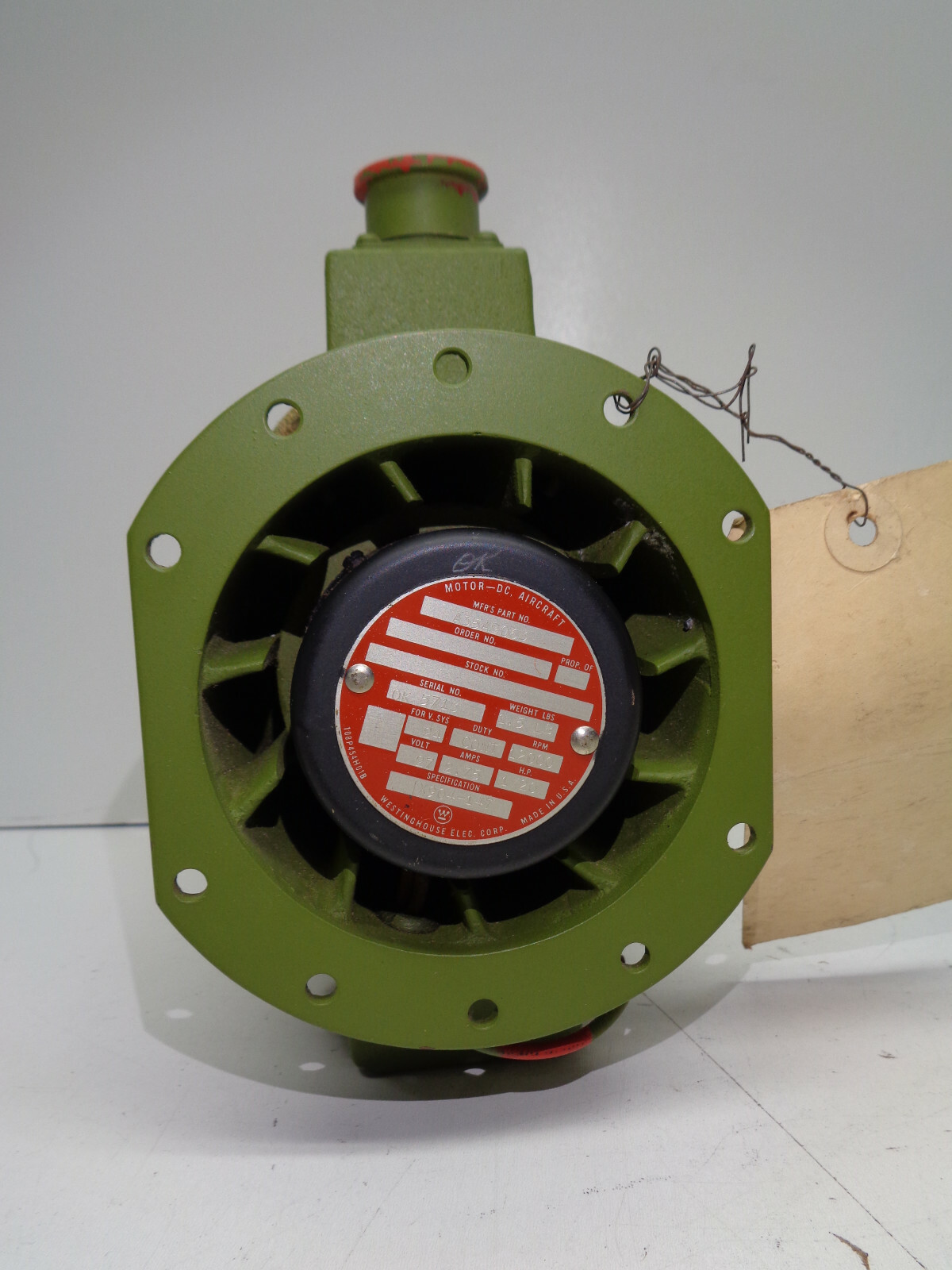 AIRCRAFT MODEL AVF2R35-27D815 AXIVANE VANEAXIAL FAN X702-89A BY JOY NEW ...