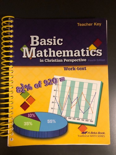 Abeka Basic Mathematics Teacher Key Fourth Edition Spiral Bound | eBay