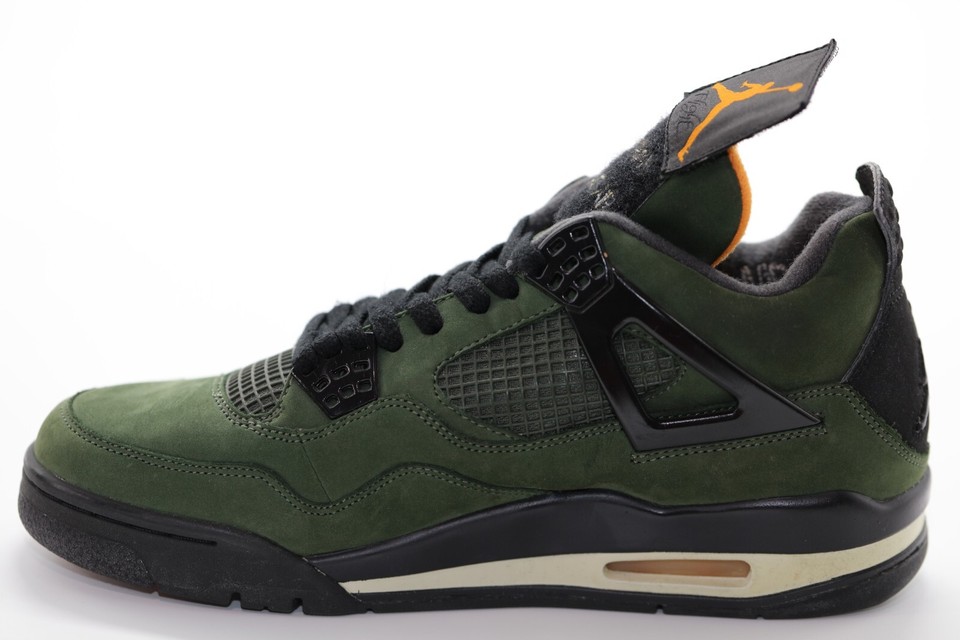 NIKE Air Jordan 4 🔥 UNDEFEATED Dark Green 🔥 sz 9 DS 2005 Promo Look See ...