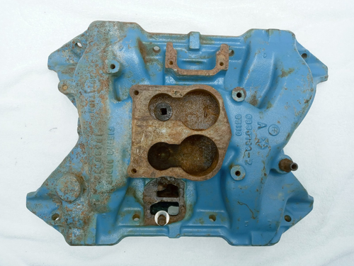 OEM 1974 1975 1976 Mopar Chrysler 440 4 BBL Cast Iron Intake Manifold ...