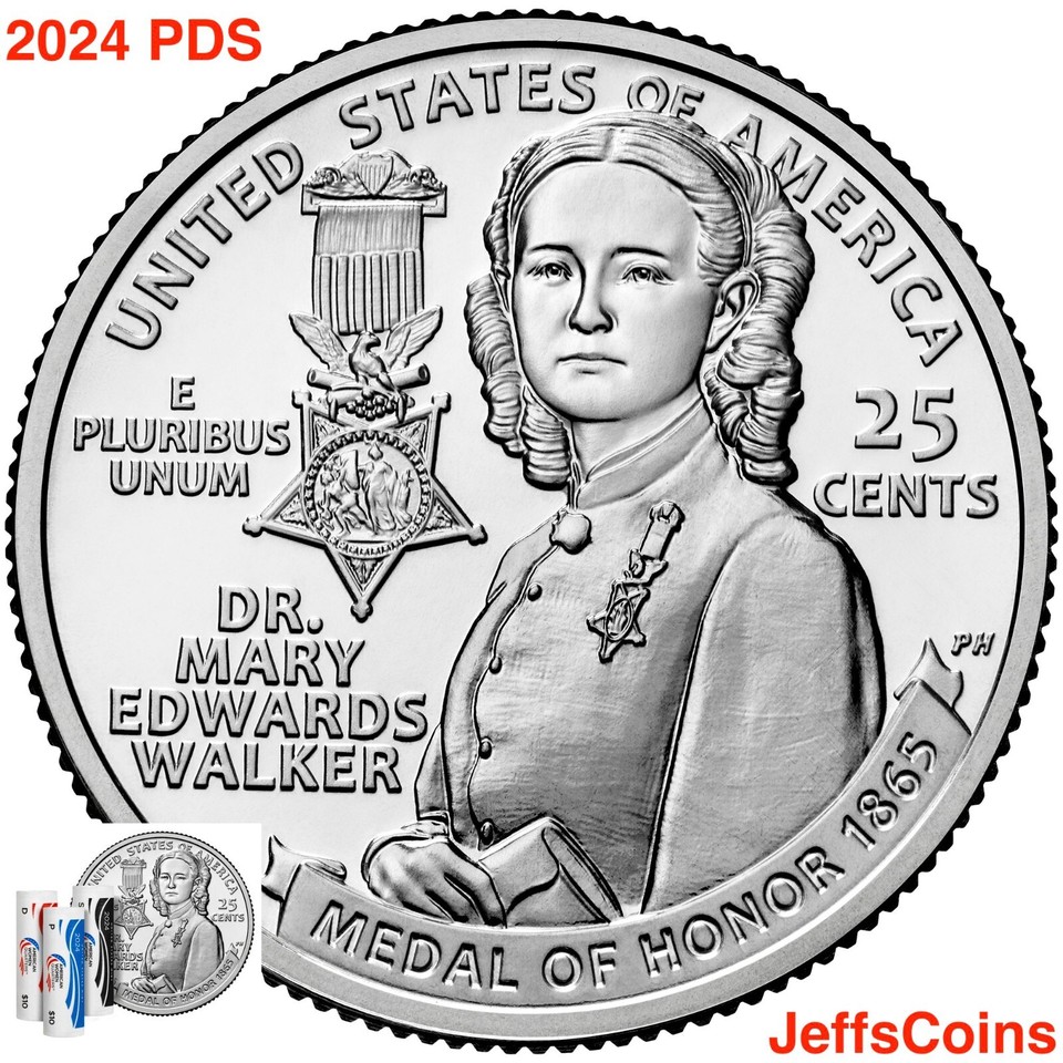 2025 P D S Juliette Gordon Low Girl Scouts Quarter PDS Coin Set BEST | eBay