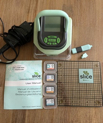 Slice Making Memories Cordless Digital Design Cutter 4 Cards & glass ...