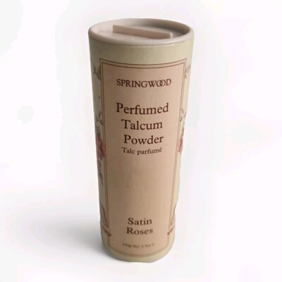 SPRINGWOOD Satin Roses Perfumed Talc Women Talcum Powder 100g Almost ...