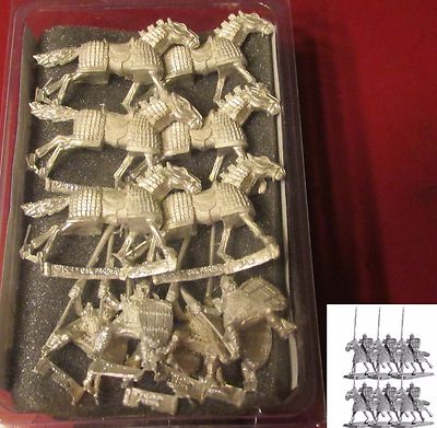 Ral Partha 02-731 Human Knights Cavalry (6) Miniatures Mounted Warriors ...