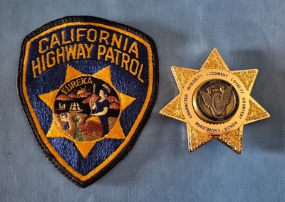 CHP California Highway Patrol Patch & Novelty Badge Fidget Spinner, See ...