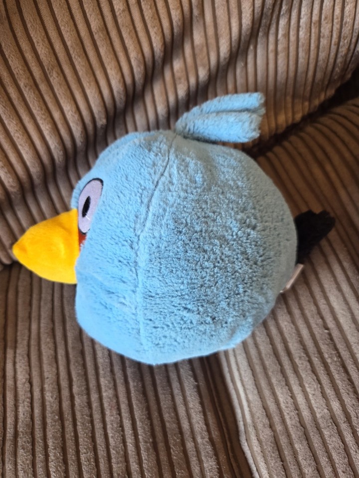 Angry Birds Commonwealth Blue Bird Jim Jay Plush Stuffed Animal Soft ...