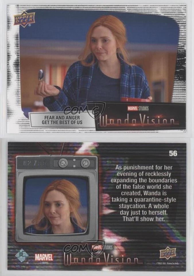 2022 Marvel Studios' WandaVision White Vision 82/99 Wanda Maximoff #56 ...