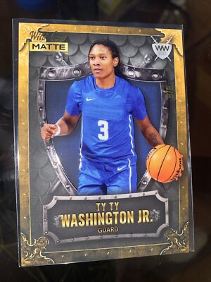 TY TY Washington 2022-23 Wild Card Weekend Warrior WW-41 Gold #8/8 RC ...