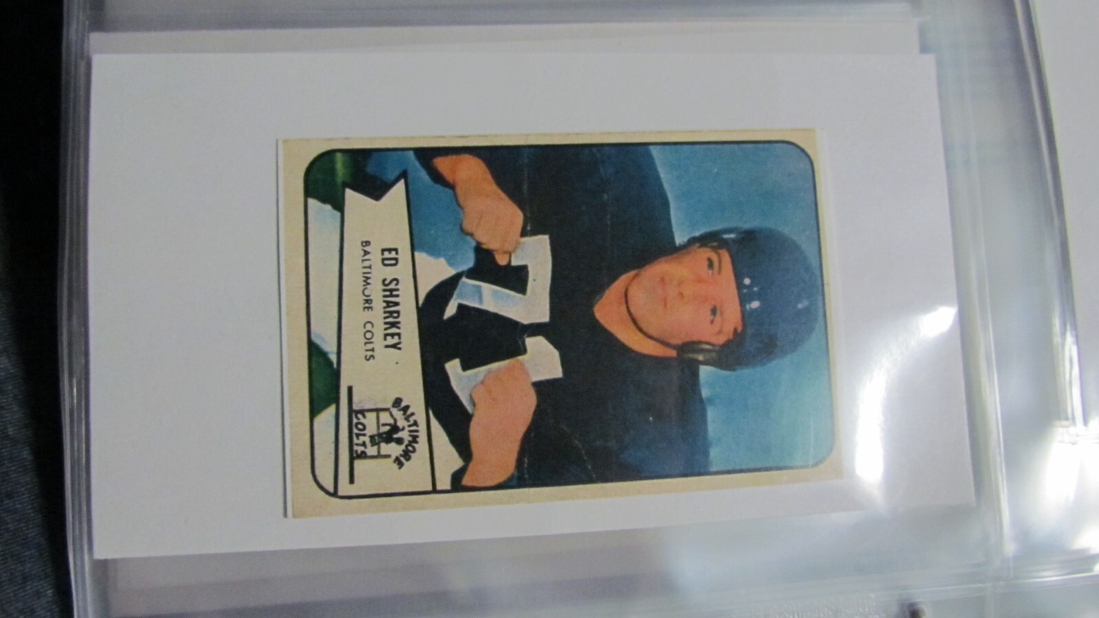 Ed Sharkey Baltimore Colts Card | eBay