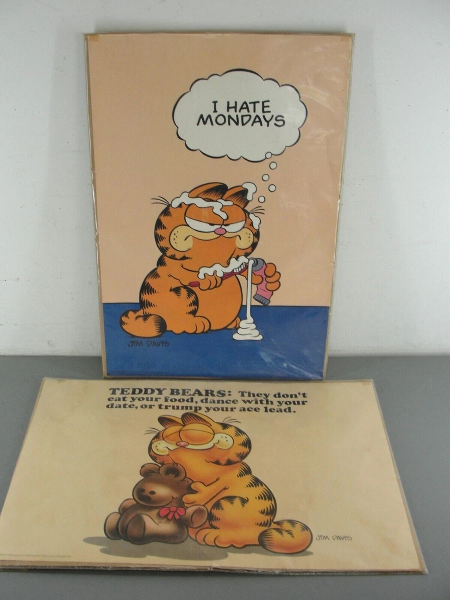 Garfield I Hate Mondays Poster