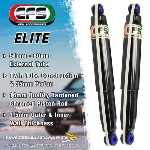 Pair Front EFS Elite Shock Absorbers 30mm Lift for SUZUKI JIMNY SWB 4WD ...