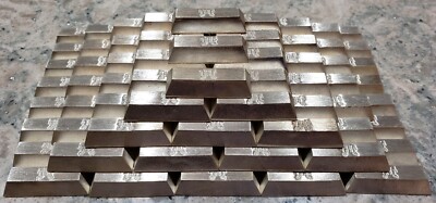 Pair of Trapezoid Sand Pour .999 Silver Bars ~ 1 oz & 2 oz DT Mint LLC ...