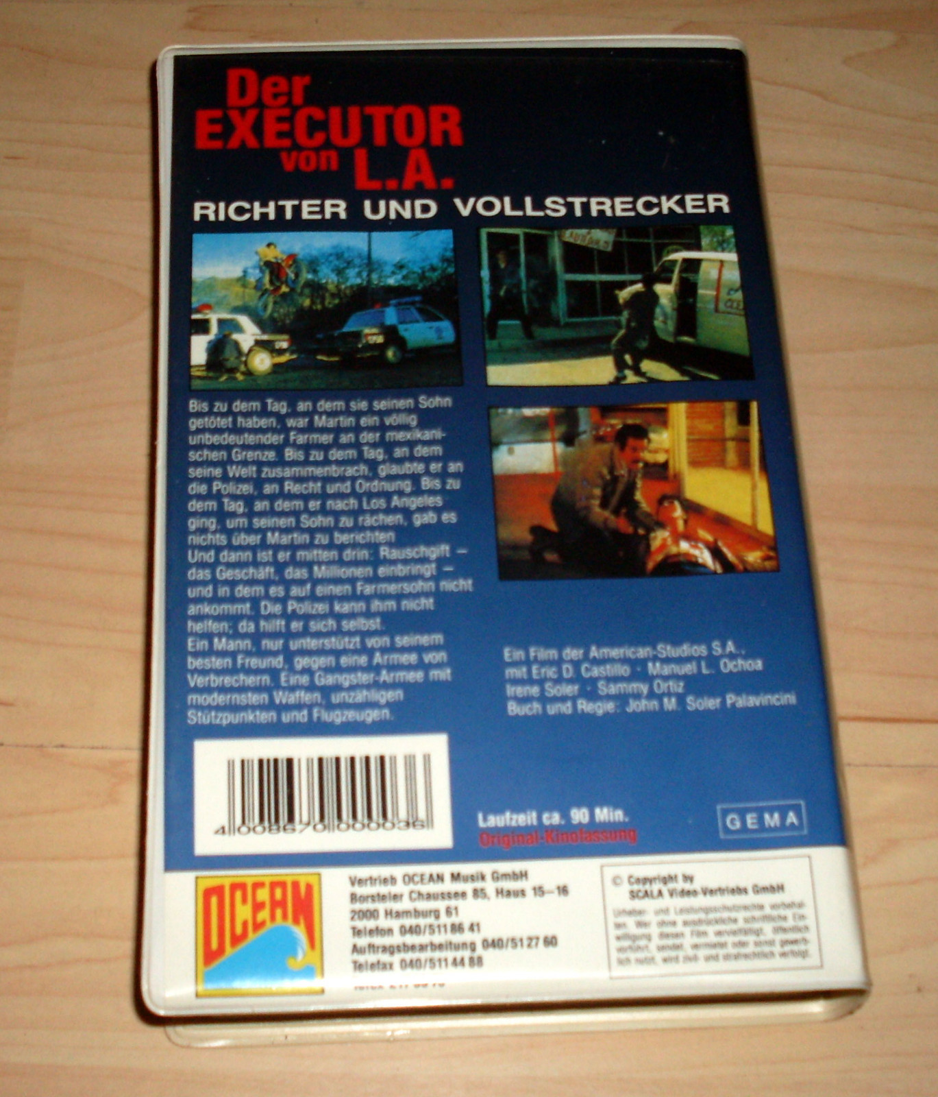 VHS Film - Der Executor von L.A. - Richter und Vollstrecker ...