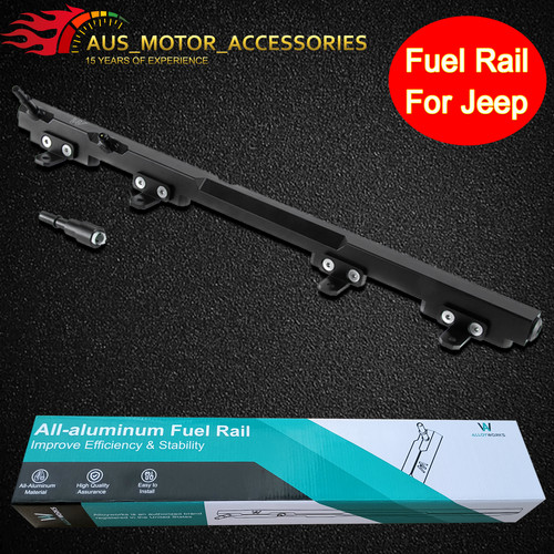 Black Billet Aluminum Fuel Rail For 97 98-2001 Jeep Wrangler TJ ...