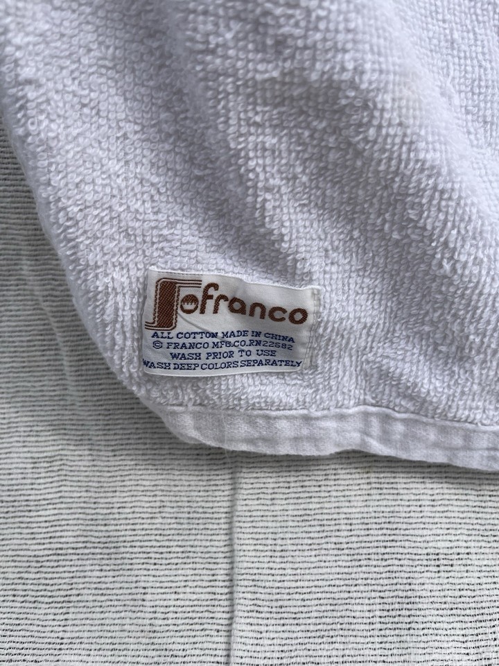 Franco 1976 Star Trek Beach Towel Mr Spock Graphics 30x54 Cotton USA Vintage | eBay