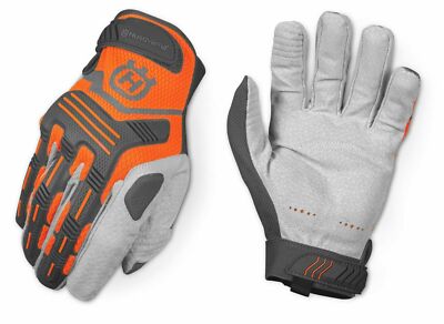 589752203 New Husqvarna Technical Leather Work Glove High VIZ Gloves ...