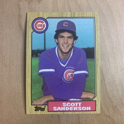 1987 Topps Baseball Card #534 - Scott Sanderson (Cubs) | eBay