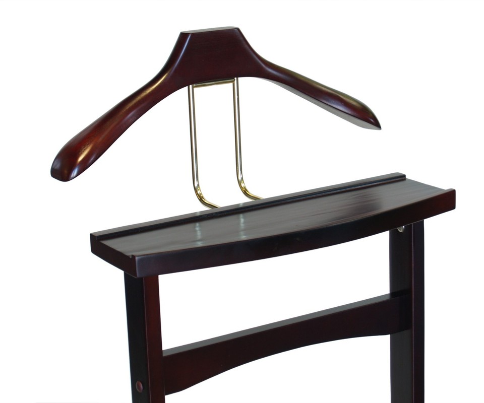 Proman Products Ashton Valet Suit Stand with Top Tray, Contour Hanger ...