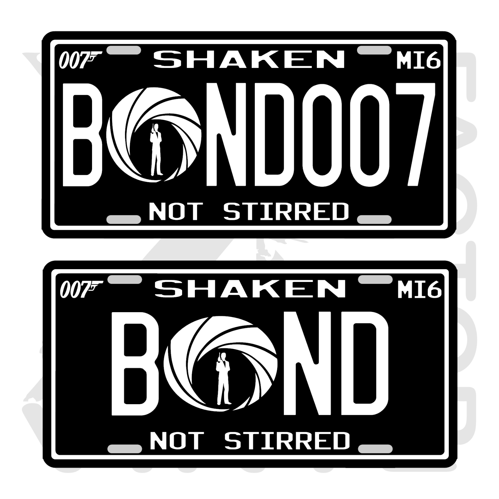 james bond license plate | eBay