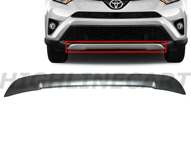 TOYOTA RAV 4 XLE 13-16 FRONT BUMPER LOWER SILVER GARNISH TRIM OEM 52711 ...
