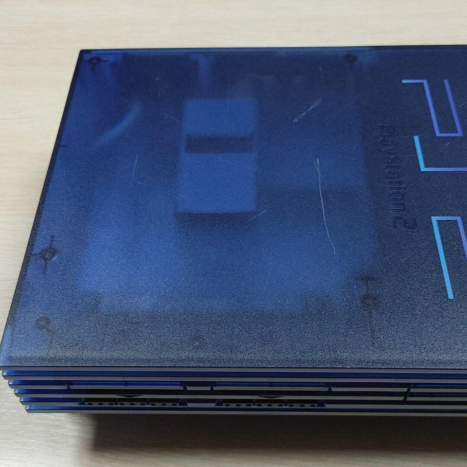 PS2 Ocean Blue Console SCPH-37000 Playstation2 Console Only NTSC-J ...