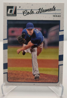 2017 Donruss #159 Cole Hamels Texas Rangers Baseball Card | eBay