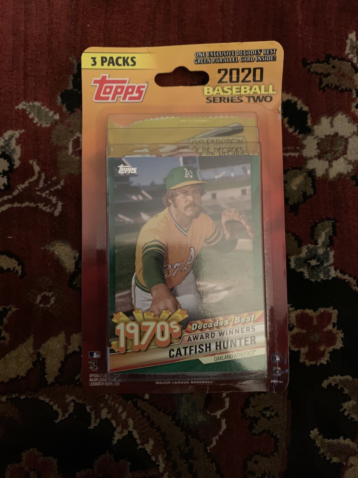 Topps 2020 Series 2 - 3 packs with a Decades Best Green Parallel New | eBay